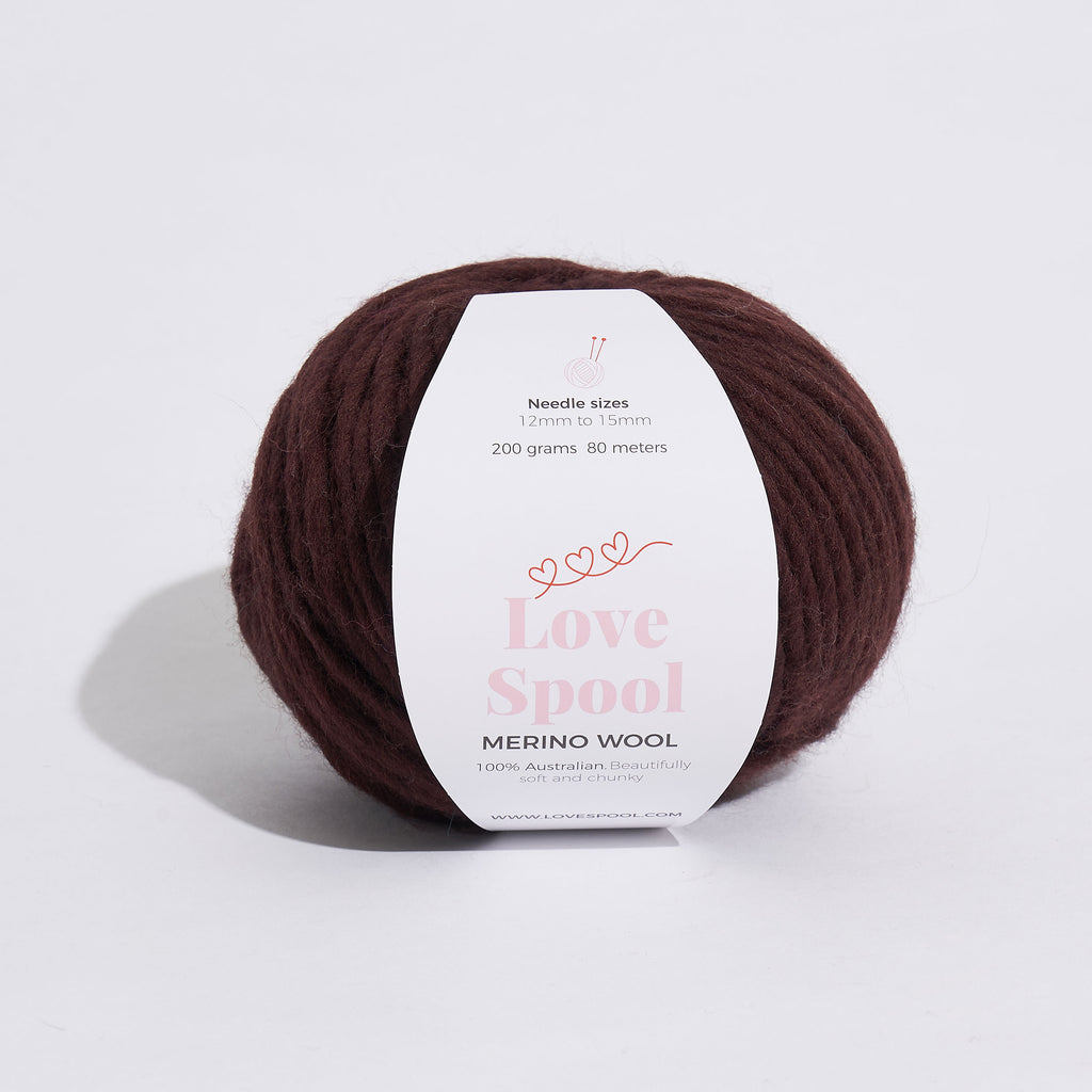 Merino Wool-Chocolate – Love Spool